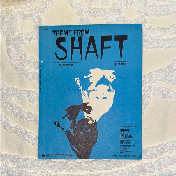 Art | Vintage Sheet Music Theme From Shaft | Poshmark